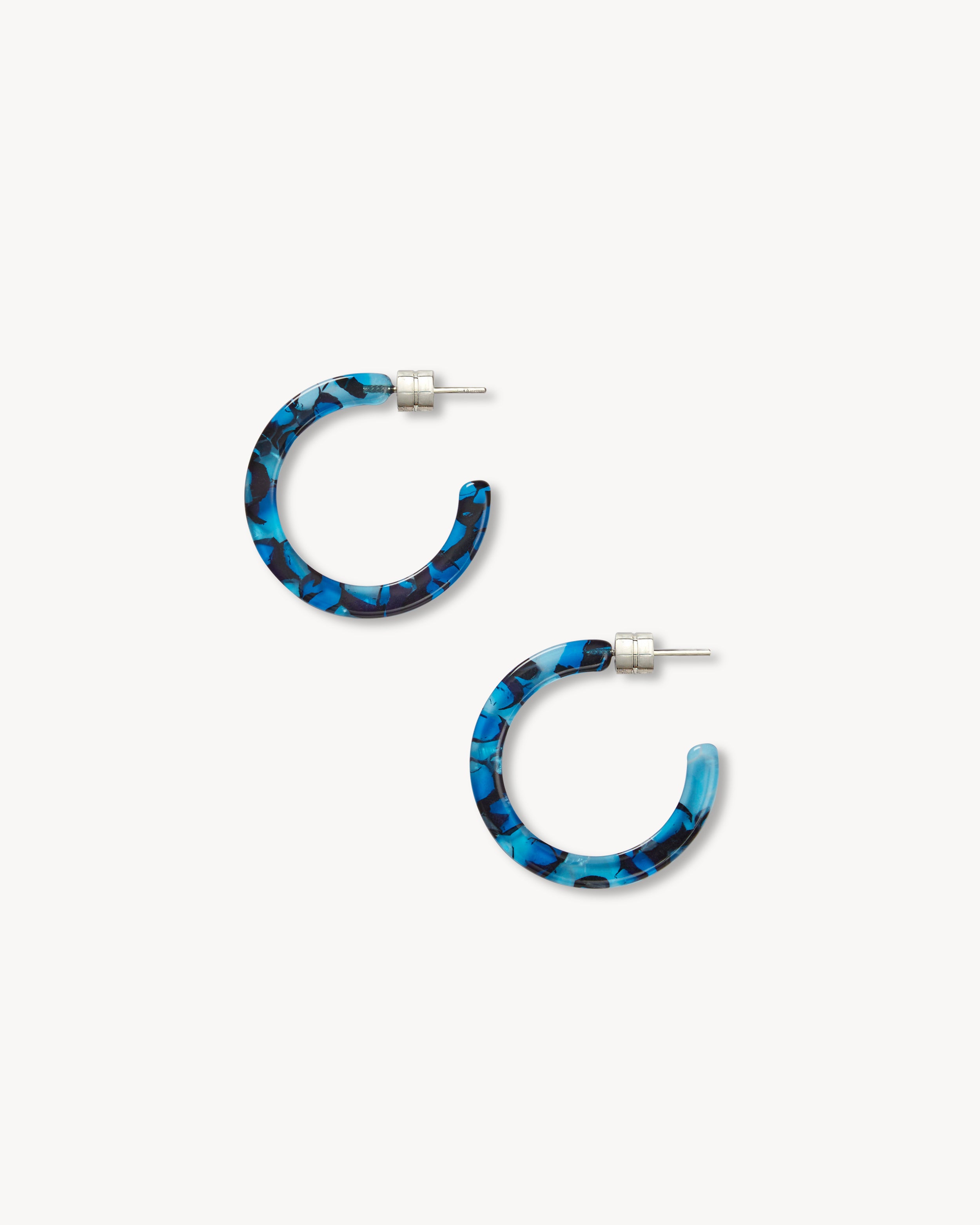 Mini Hoops in Ocean Blue – MACHETE