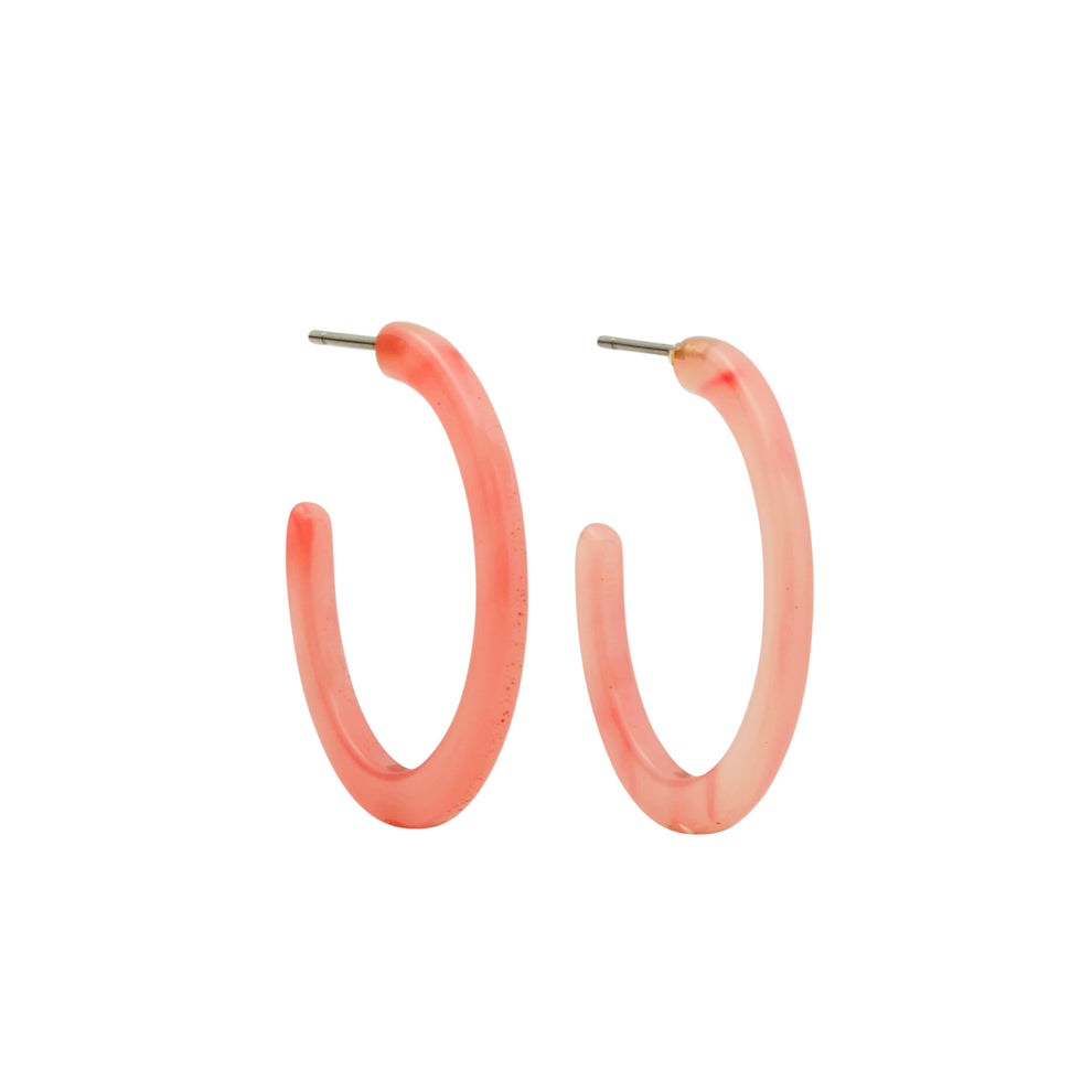 Mini Hoops in Bright Pink – MACHETE