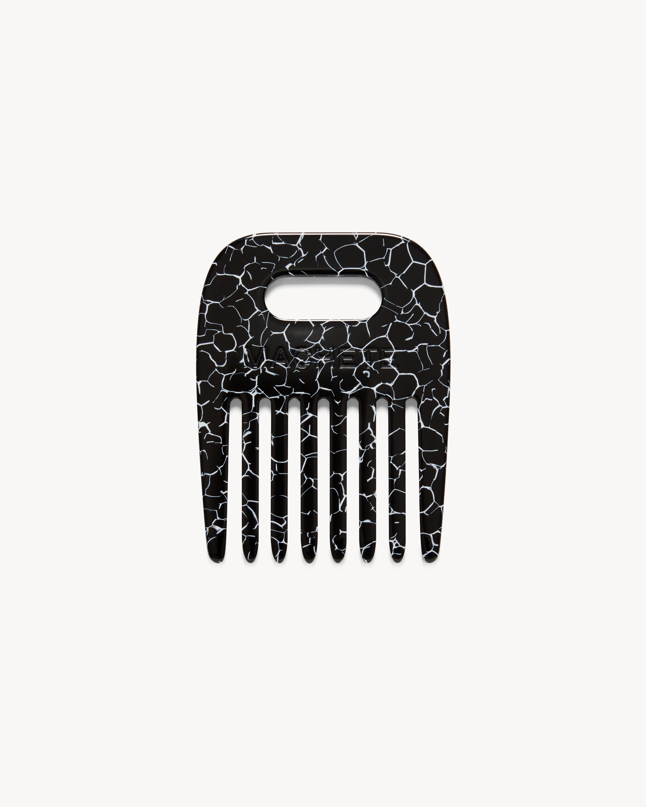 No. 4 Comb in Black Marble – MACHETE