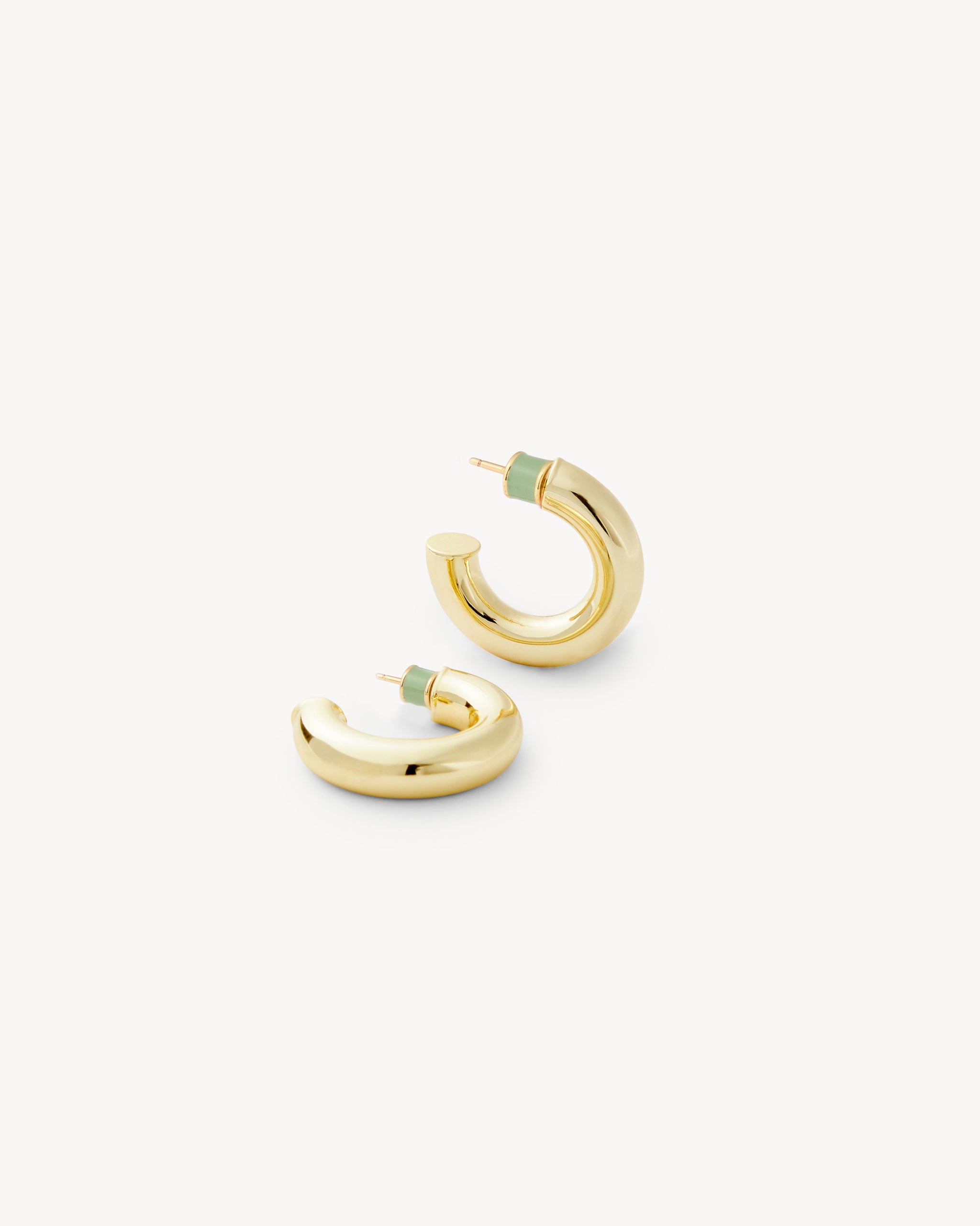 MACHETE Perfect .75 Inch Hoops in Gold