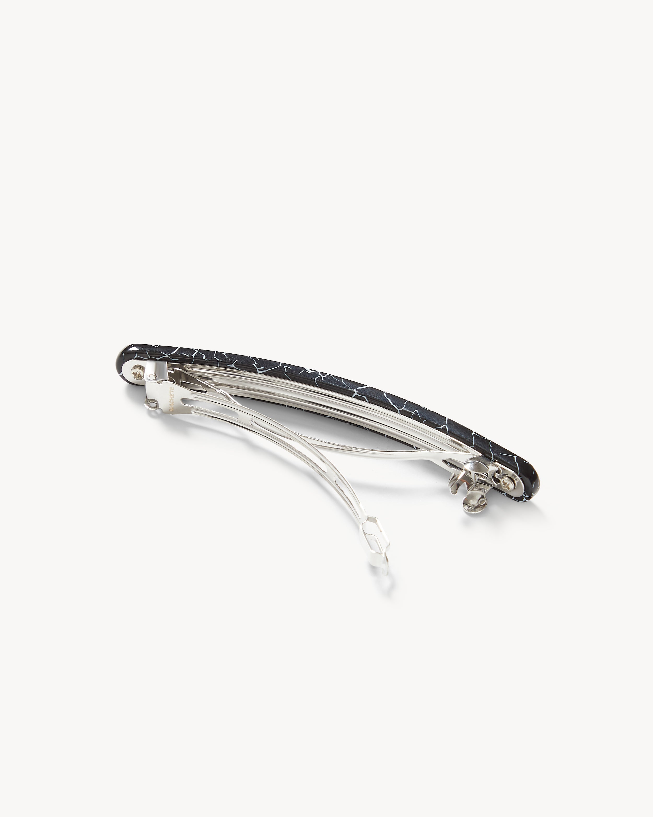 Slim Paris Barrette in Black Marble – MACHETE