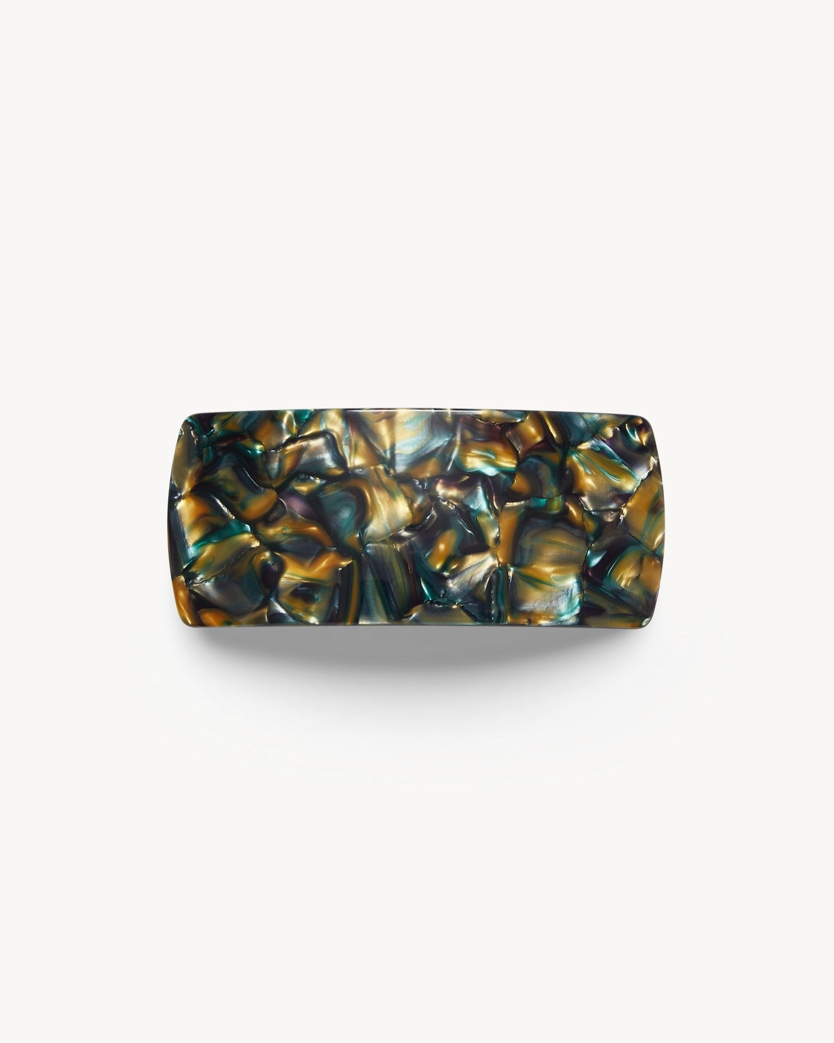 Jumbo Box Barrette in Green Tortoise – MACHETE