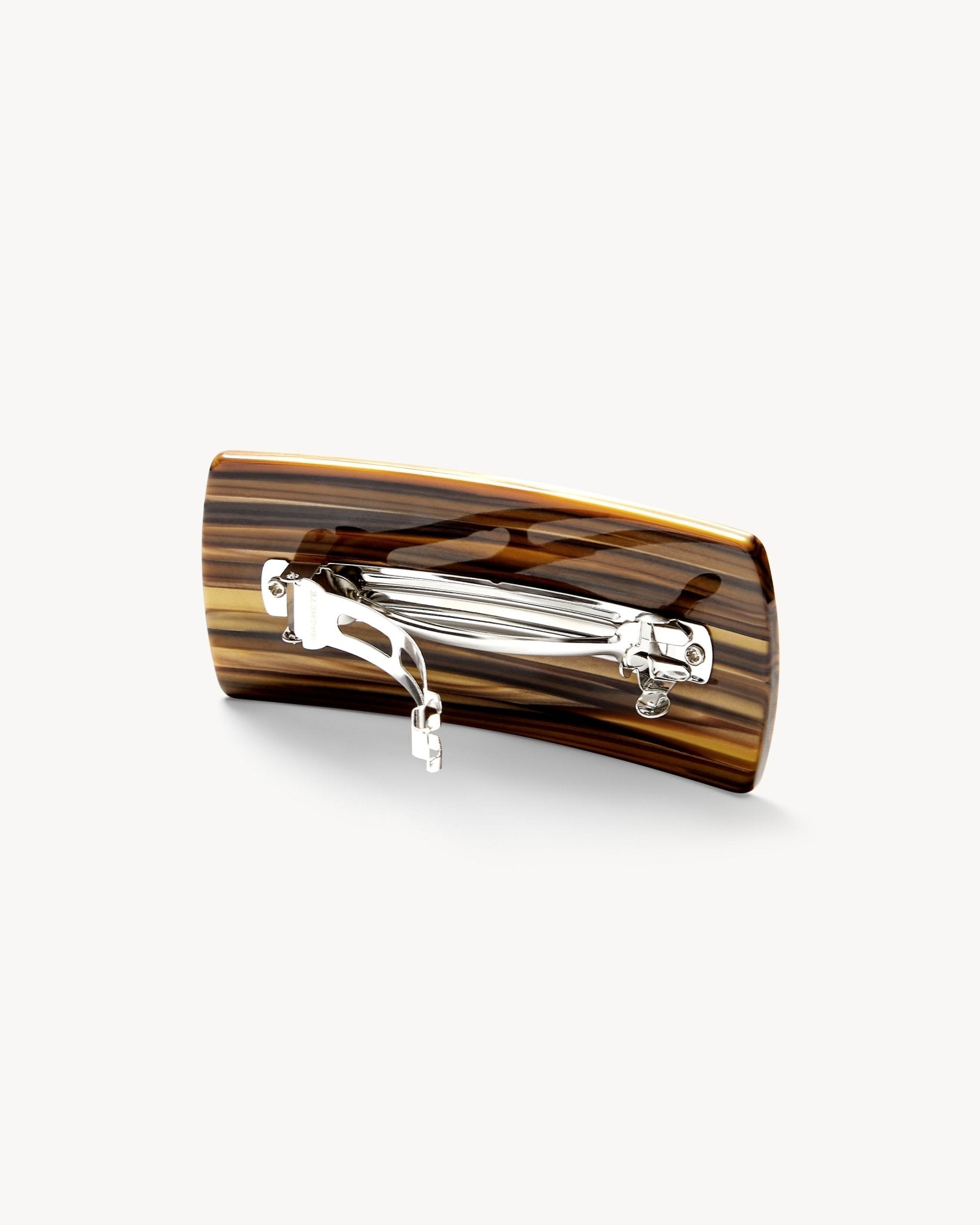 Jumbo Box Barrette in Tiger’s Eye – MACHETE