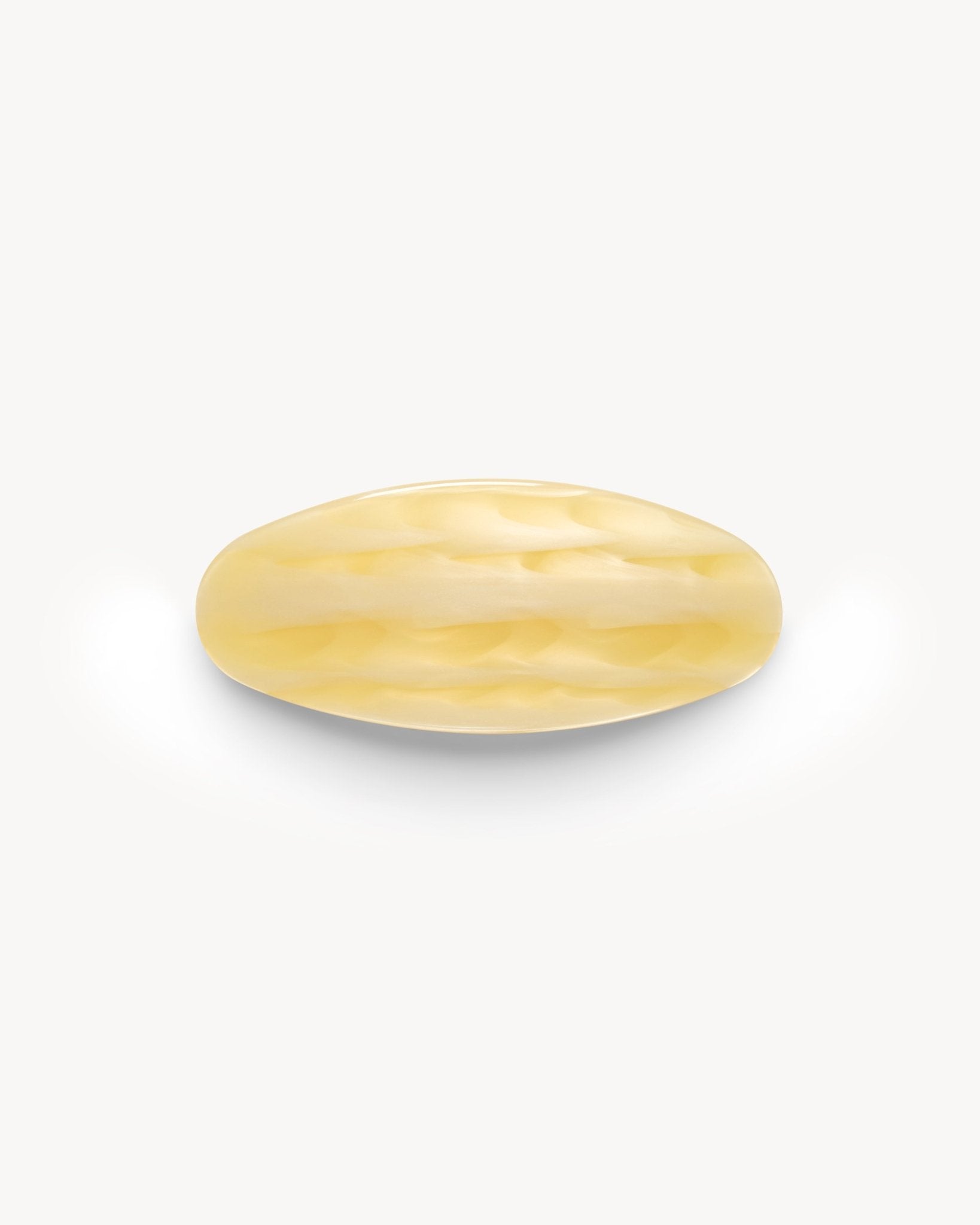 Jumbo Oval Barrette in Citrine – MACHETE