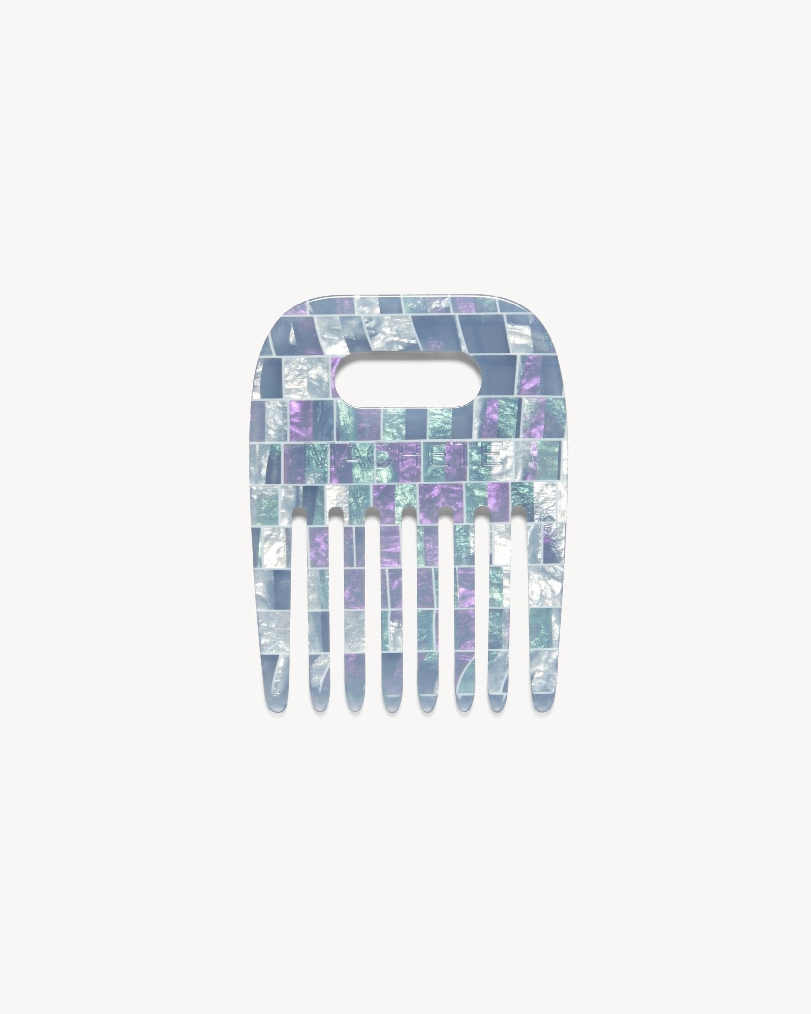 No. 4 Comb in Marine Shell Checker – MACHETE