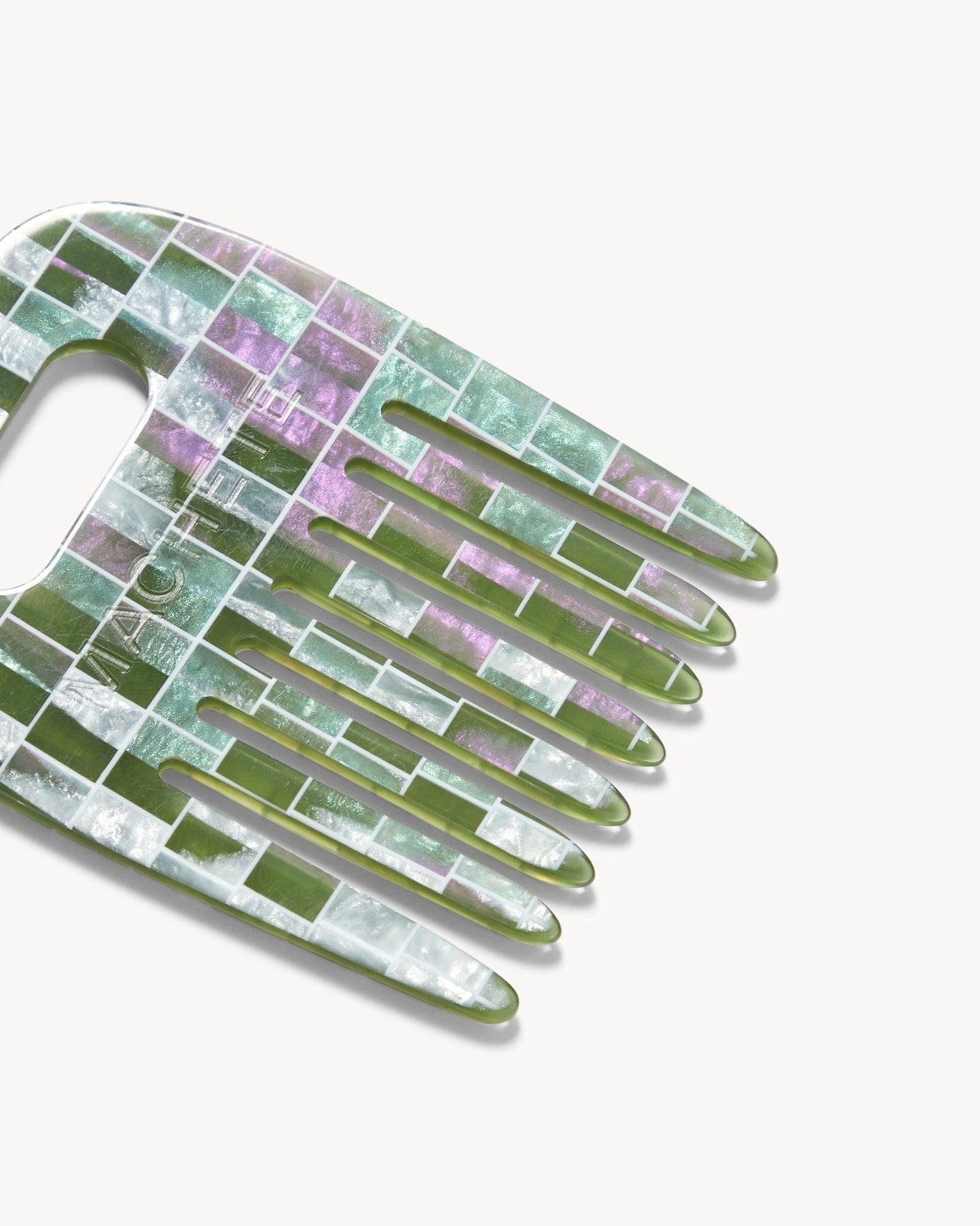 No. 4 Comb in Vert Shell Checker – MACHETE