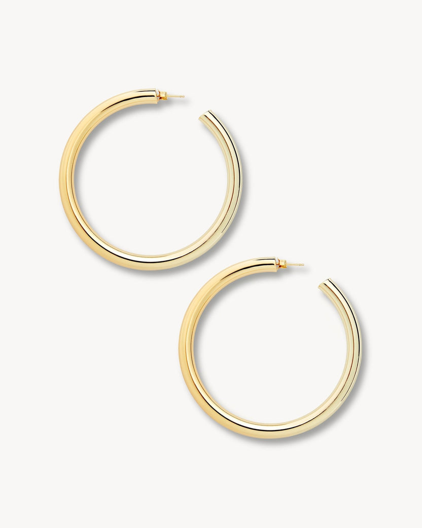 MACHETE Perfect .75 Inch Hoops in Gold