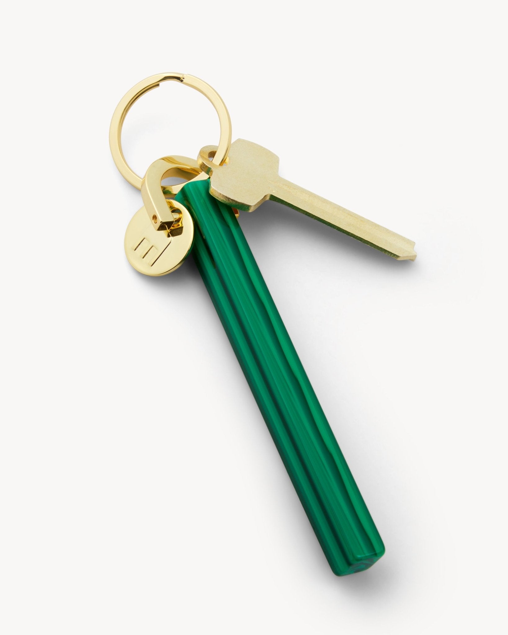 Machete keychain with malachite acetate bar. – MACHETE