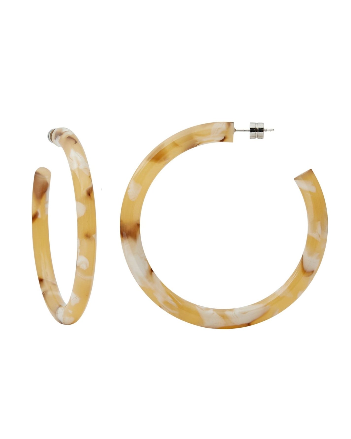 Bold Hoops in Mango Tortoise – MACHETE
