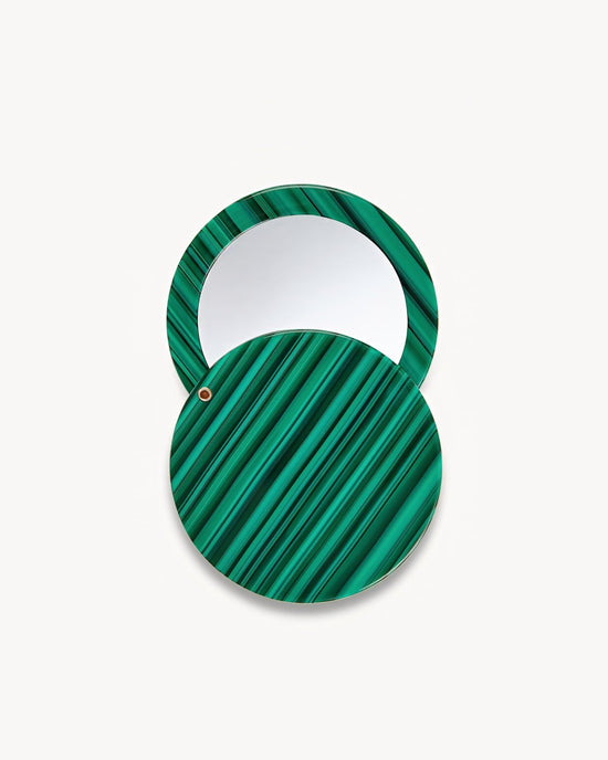 Machete Pocket Circle Mirror in Malachite. – MACHETE