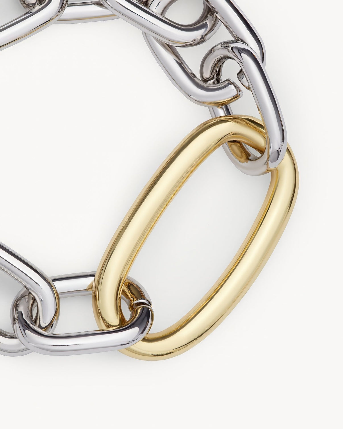 Interchangeable Oval Link Bracelet in Silver – MACHETE