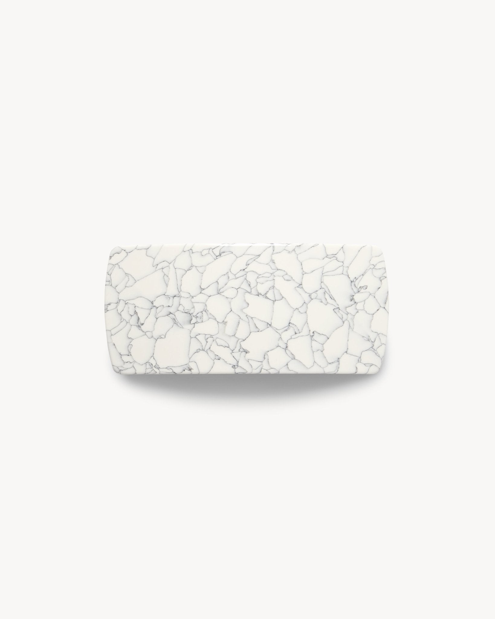 Jumbo Box Barrette in Marble – MACHETE