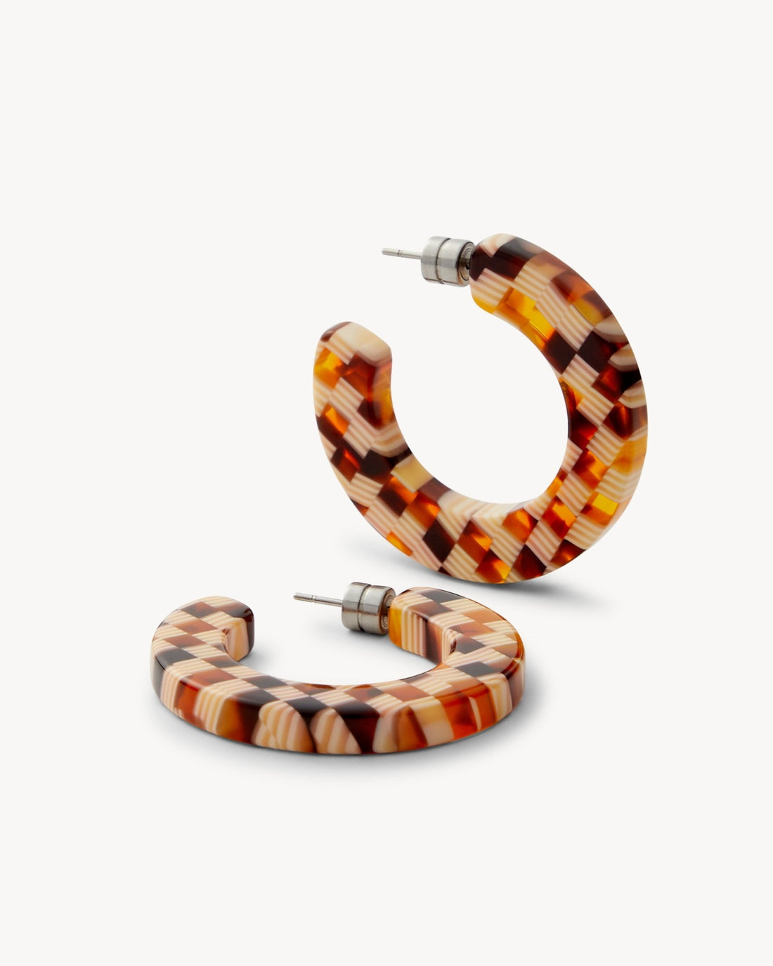 Machete Kate Hoops in Tortoise Checker – MACHETE