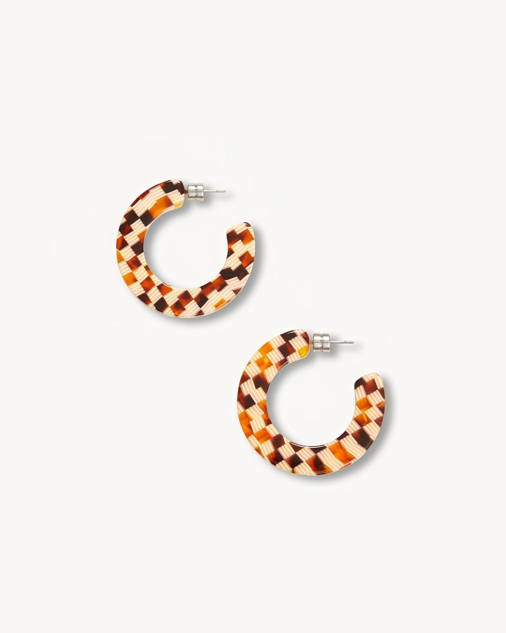 Machete Kate Hoops in Tortoise Checker – MACHETE