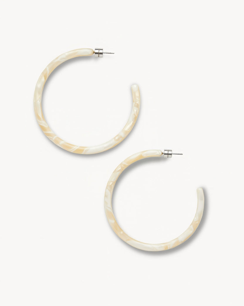Large Square Hoops in Classic Tortoise – MACHETE