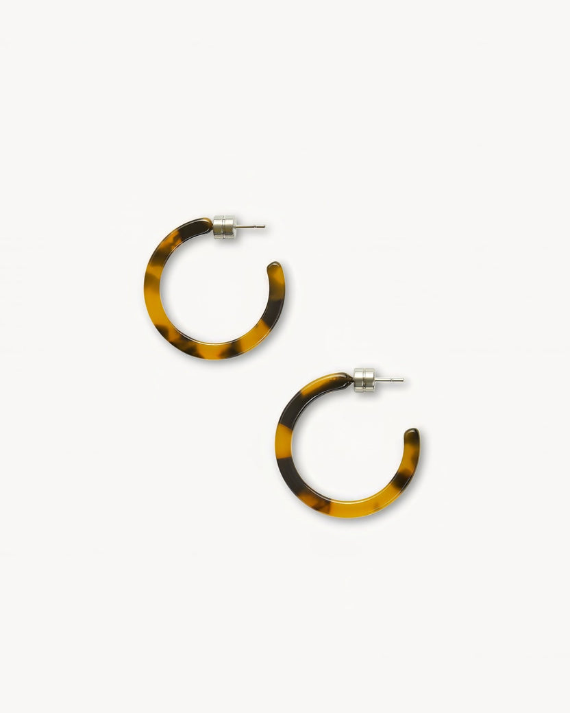 Large Square Hoops in Classic Tortoise – MACHETE