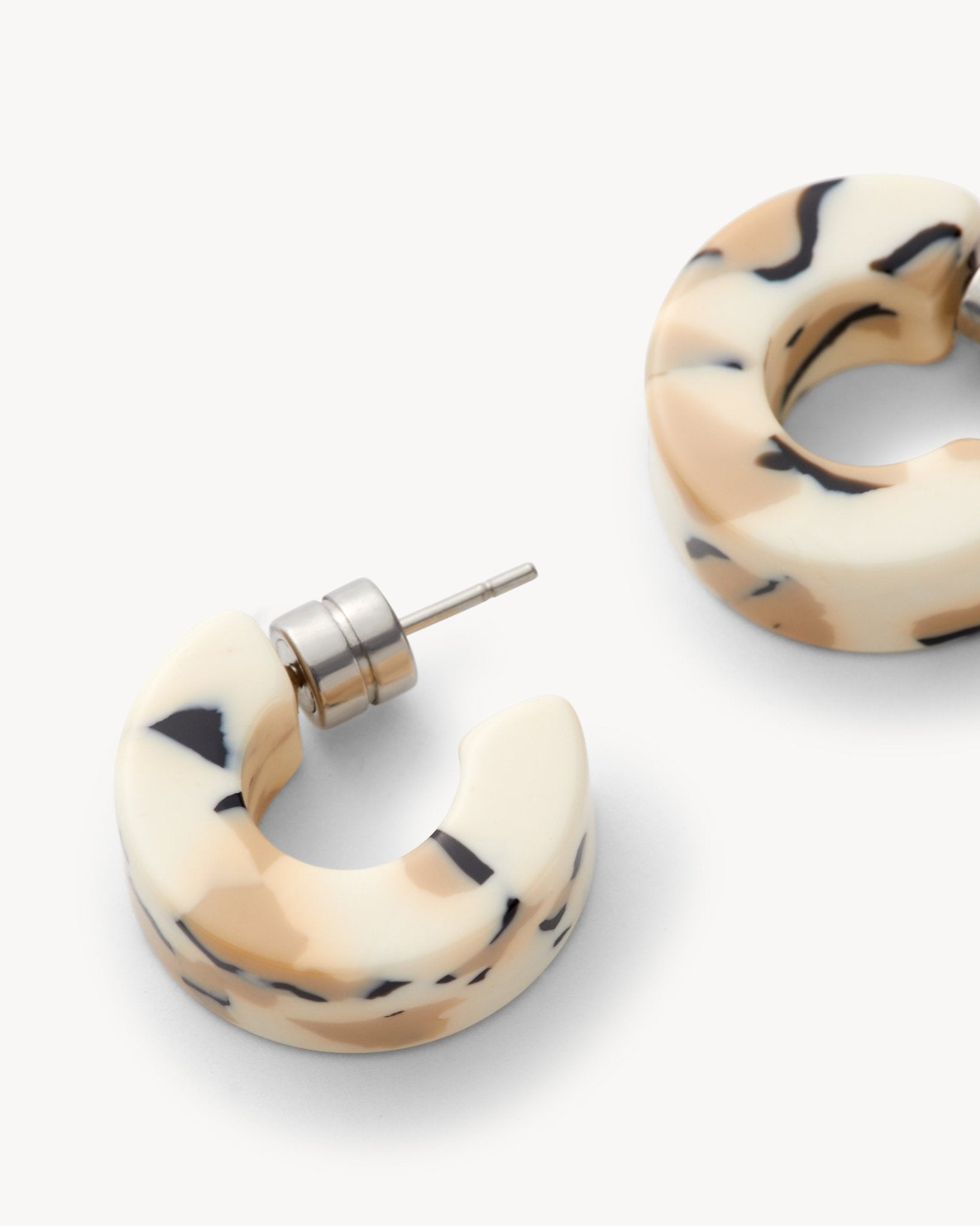 MACHETE Muse Hoops in Terrazzo