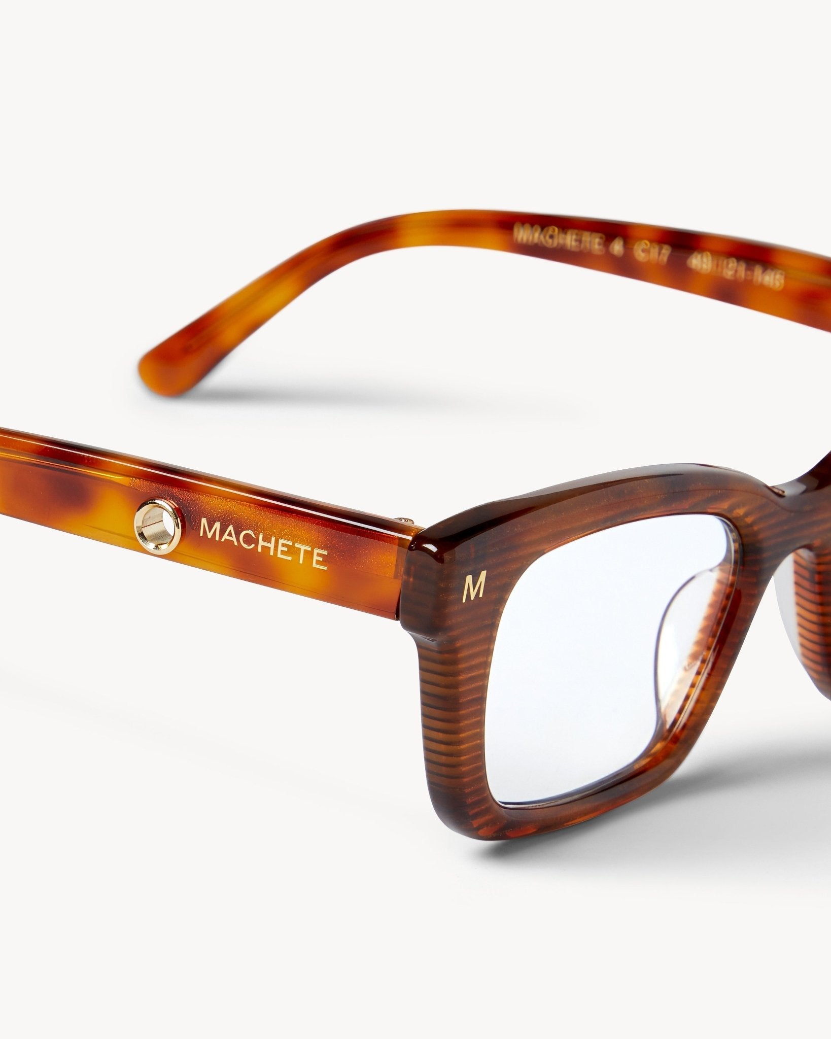 Ruby Glasses in Dark Tortoise Stripe – MACHETE