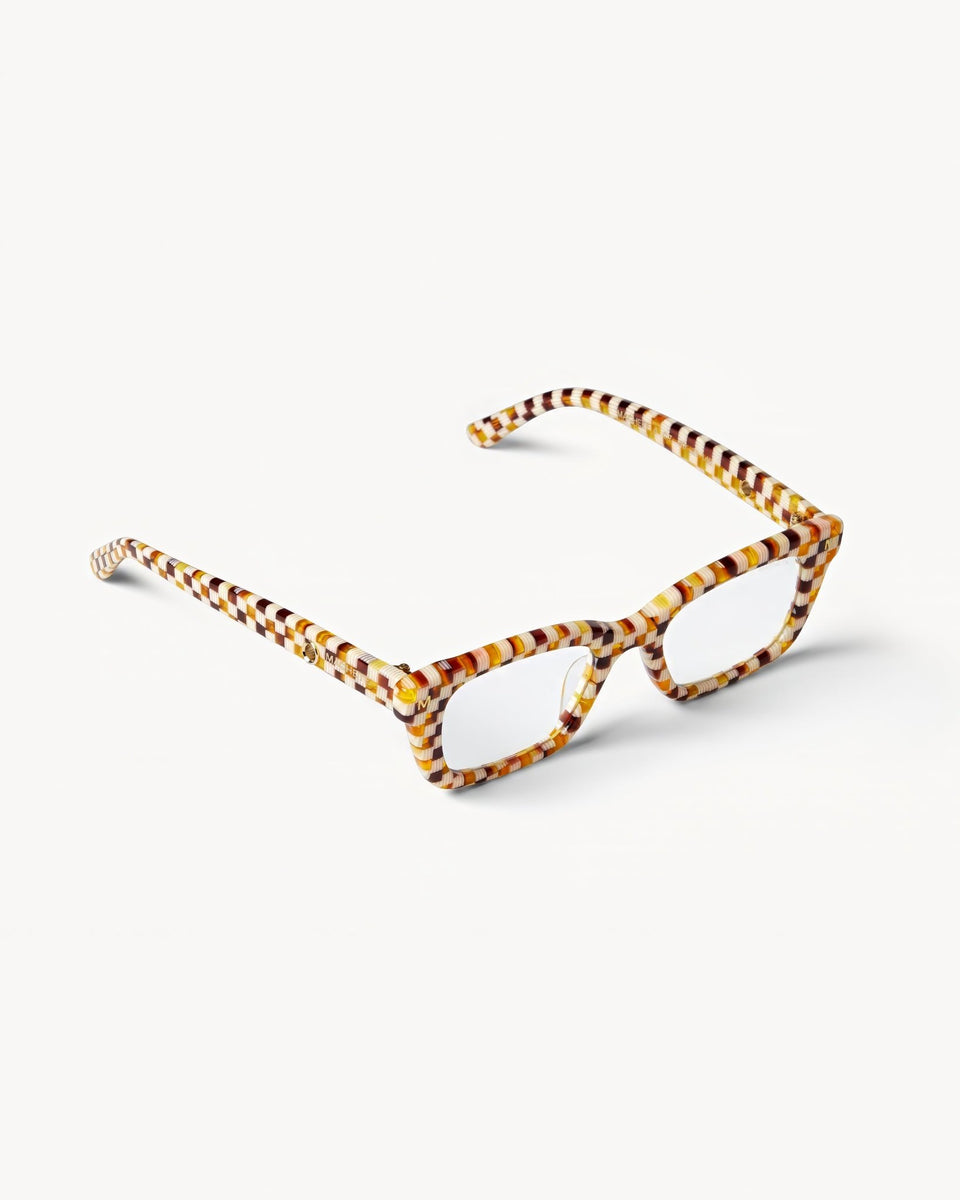 Ruby Optical Blue Light Frames in Tortoise Checker – MACHETE